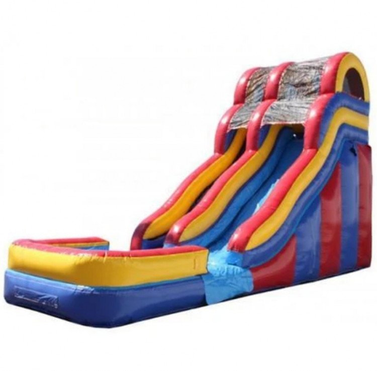 18 Ft Red/Blue Slide - A & E Rentals LLC